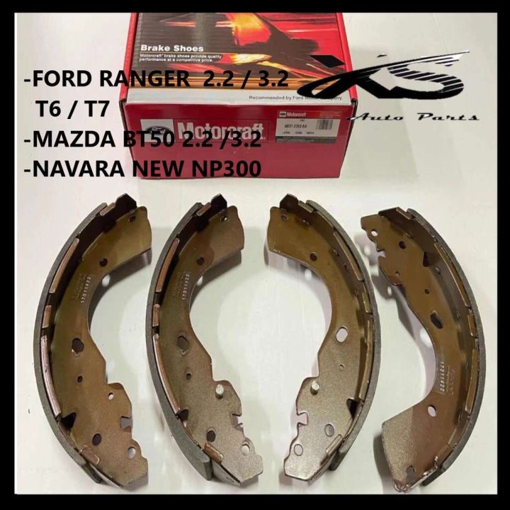 FORD Motorcraft Brake Shoe (Rear) AB31-2200-BA-Ford Ranger 2.2 & 3.2 T6 ...