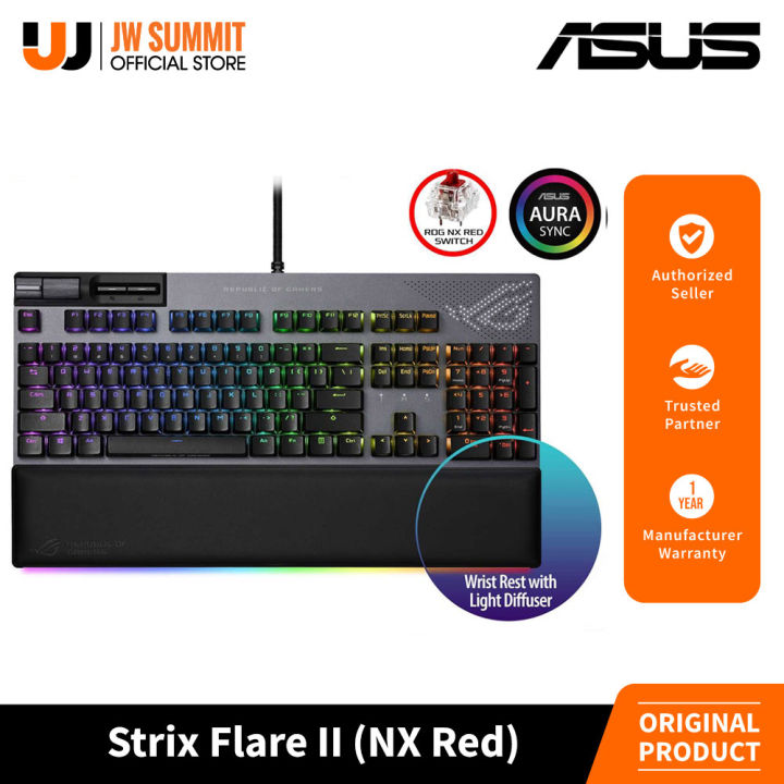 Asus ROG Strix Flare II Animate Gaming Mechanical Keyboard with AniMe ...