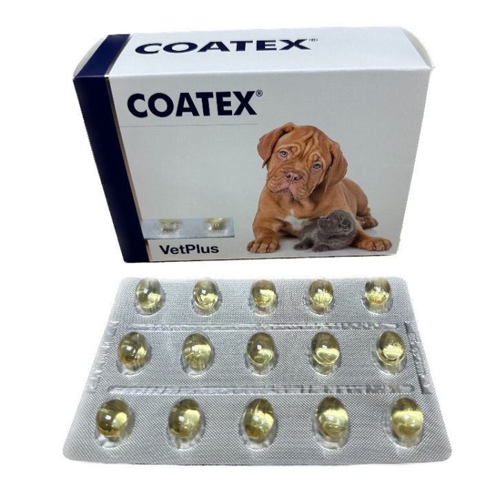 Vetplus Coatex EFA (15 capsules) 100% ORIGINAL supplement hair and skin ...