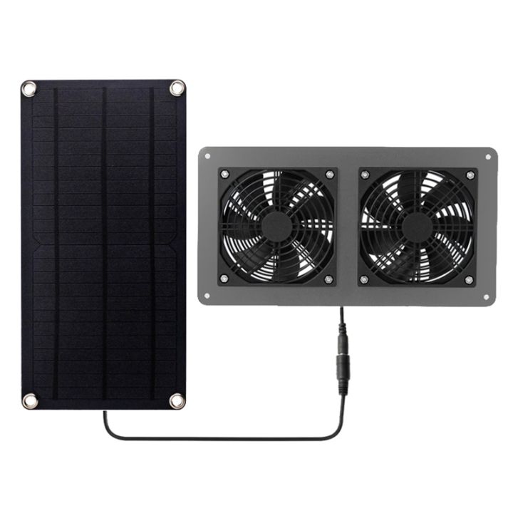 Solar Exhaust Fan Air Extractor Ventilator Air Farm Fan Dual Fan Solar ...