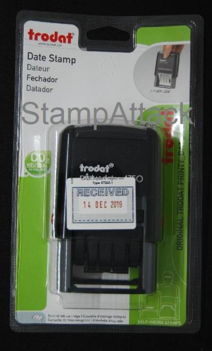 Trodat Printy Dater 4750 w/ RECEIVED | Lazada PH
