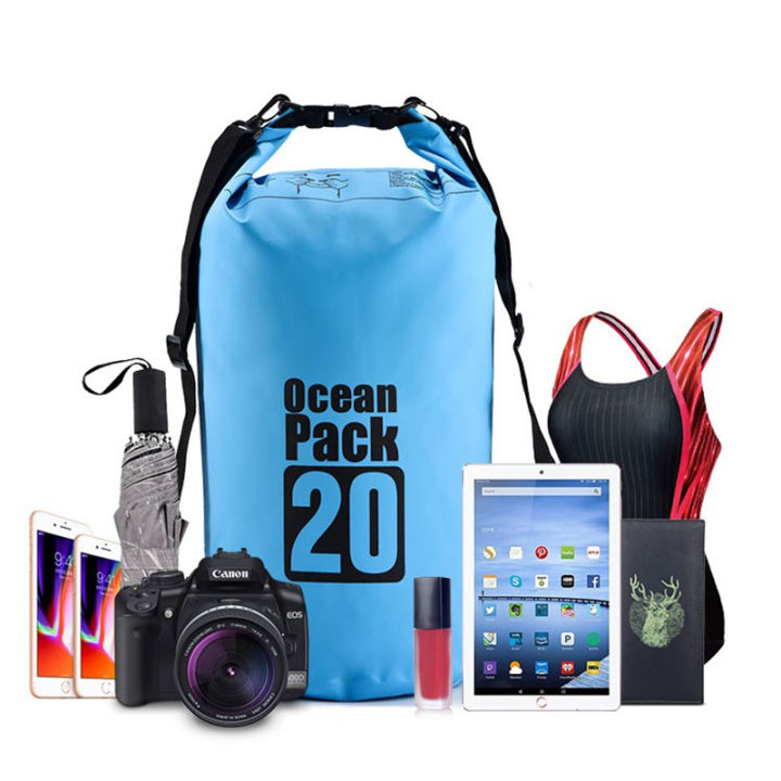 【จัดส่ง 2 วัน】กระเป๋ากันน้ำ PVC ocean pack เป้กันน้ำ กระเป๋ากันน้ำ ถุง ...