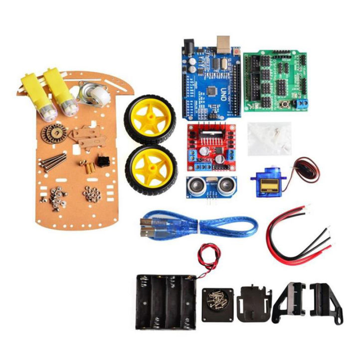 New Avoidance tracking Motor Smart Robot Car Chassis Kit Speed Encoder ...