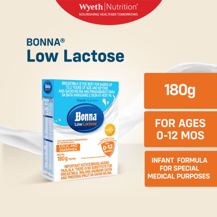 BONNA Low Lactose Stage 1 Infant Formula for 0 to 12 months 180g ...