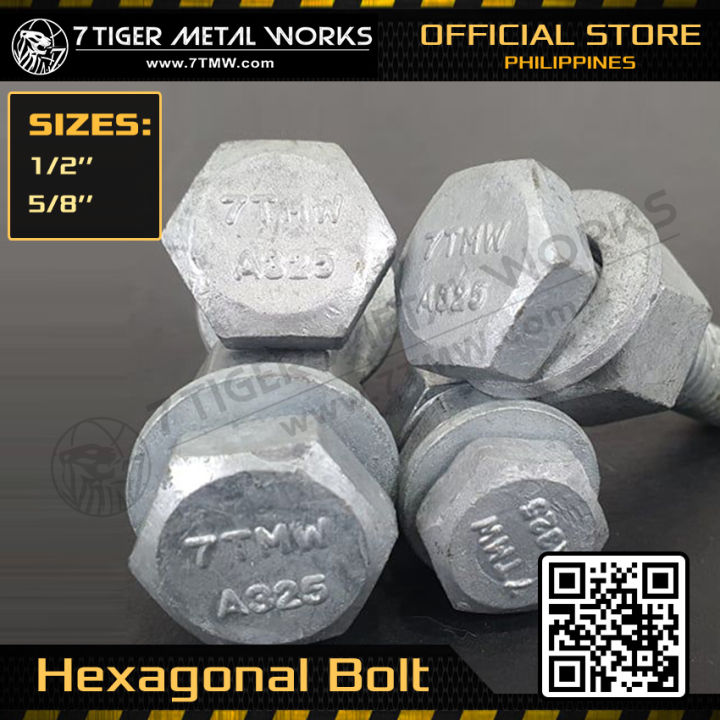 ASTM A325 Structural bolt / High Tensile Hex bolt / Hot Dip Galvanized ...