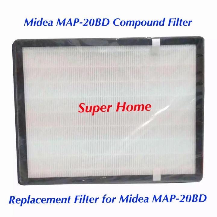Midea Replacement Compound Filter for Air Purifier MAP-20BD - Genuine ...