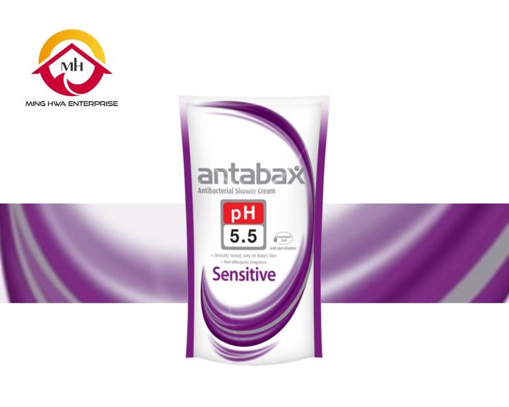 Antabax Antibacterial Shower Cream Sensitive 550ml | Lazada