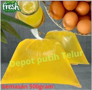 putih telur 500 gram super fresh cair bersih tidak beku di jamin harga ...