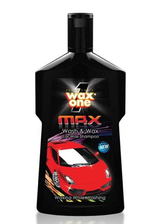 WAX ONE MAX แชมพูและเคลือบเงา 2IN1 ขนาด 600ml. | Lazada.co.th