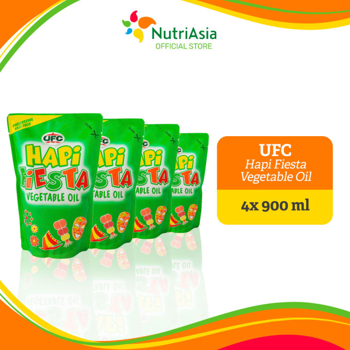 UFC Hapi Fiesta Vegetable Oil 900ml SUP Bundle of 4 | Lazada PH