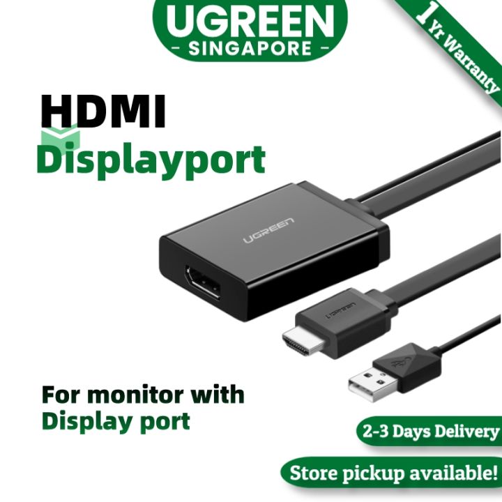 Ugreen HDMI to DisplayPort Convertor for Display-port monitor ...