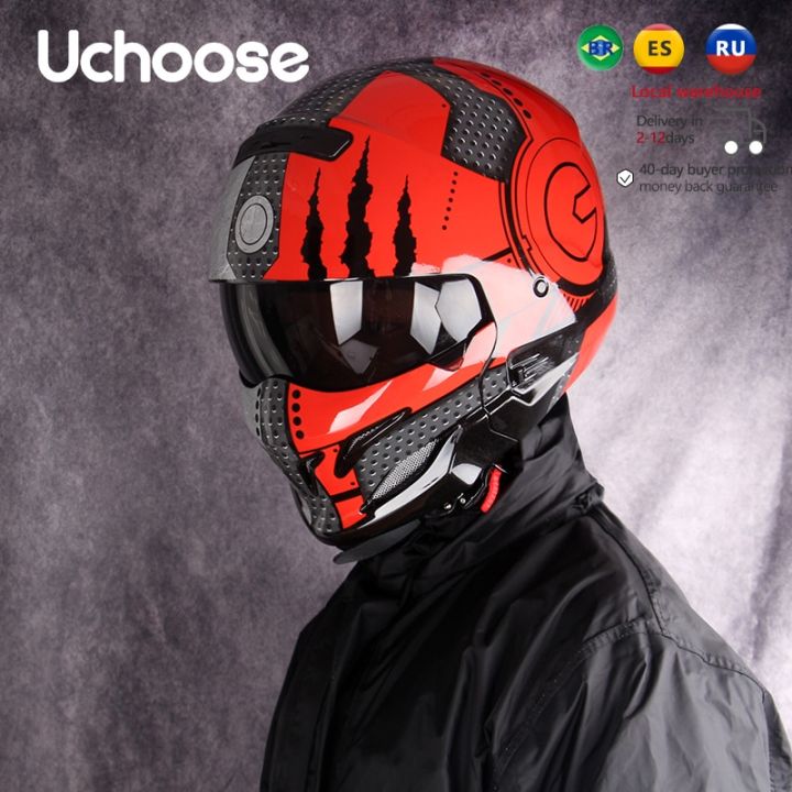 2022 New Retro Helmet Detachable Multi-purpose Combination Helmet ...