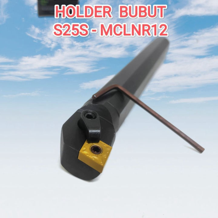 ms7 Holder Bubut Dalam S25 MCLNR 12 insert CNMG12 holder dalam MCLNR12 ...