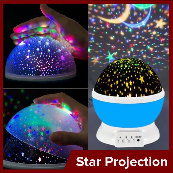 Star Master LED Starry Sky Rotating Projection Lamp Night Light | Lazada PH