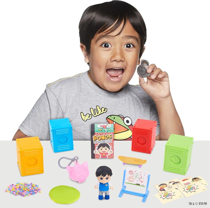 Just Play Ryan’s World Stacking Surprise Lockers, 5 Pre-filled Lockers ...