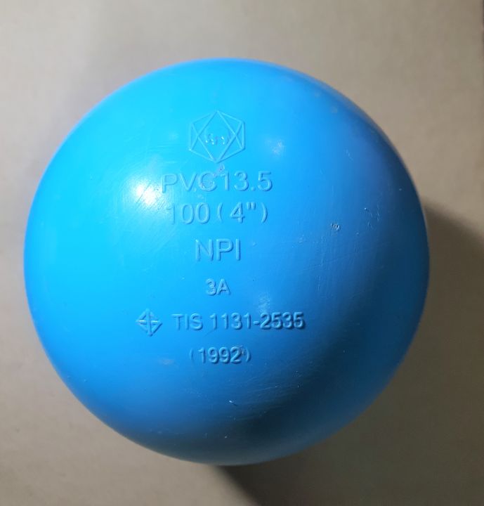 ฝาครอบท่อ พีวีซี 13.5 PVC ตราช้าง SCG 4 นิ้ว สำหรับงานที่ต้องใช้แรงดัน ...