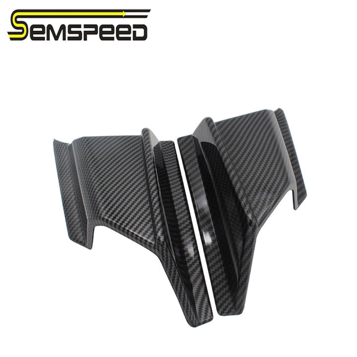 SEMSPEED Motorcycle Side Wind Cover Wing Fin Cowling Panel For Honda ...