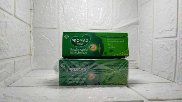 Promag 1 Box Isi 3 Strip 30 Tablet untuk Sakit Maag | Lazada Indonesia