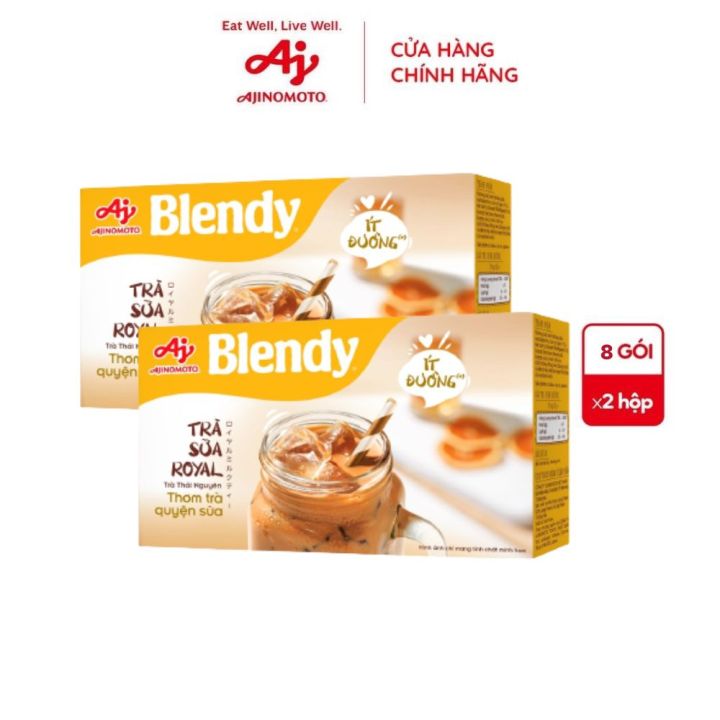 Combo 2 Hộp Trà sữa Royal Blendy® 144g/Hộp (1 Hộp 8 Gói) | Lazada.vn