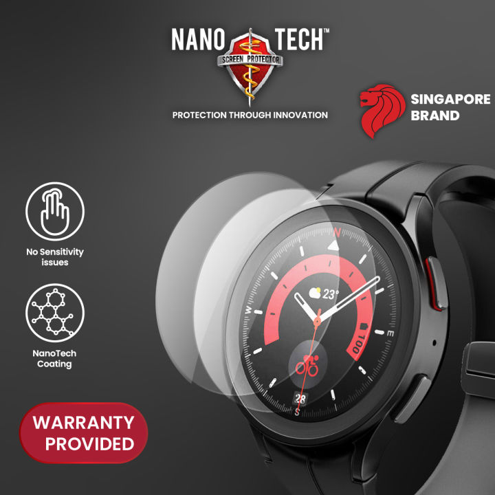 NANOTECH Screen Protector Samsung Galaxy Watch 5 Pro Watch 5 Watch 4 ...