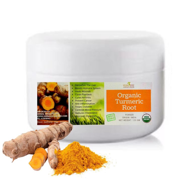 Herbal Sense Organic Turmeric Root Powder | Lazada Singapore