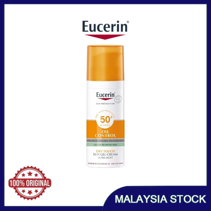 Eucerin Dry Touch Sun Gel-Cream SPF50+ 50ml | Lazada