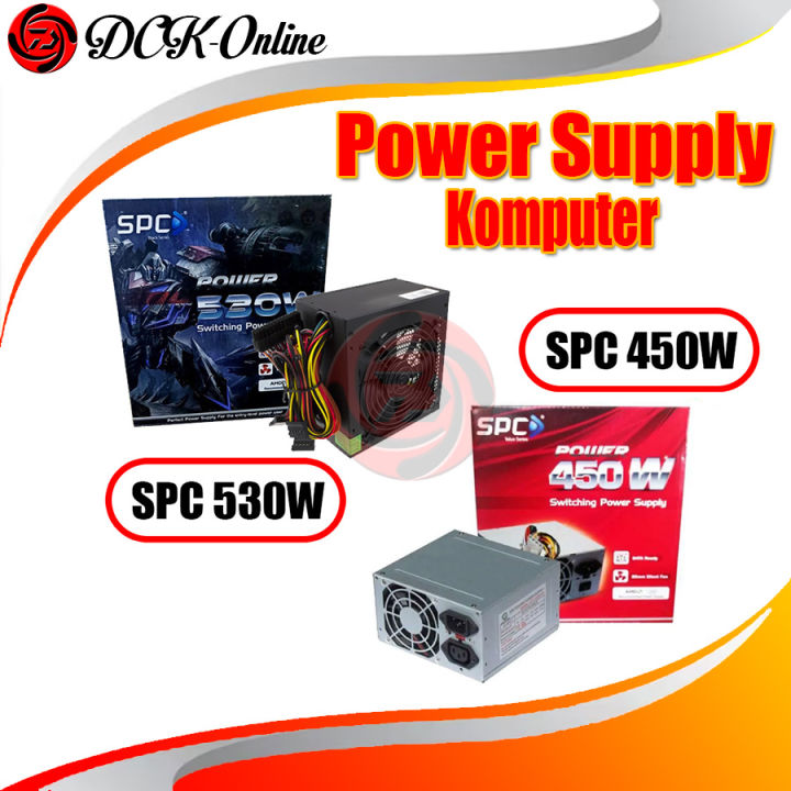 Power Supply SPC 450W / 530 Watt PSU Komputer PC Desktop | Lazada Indonesia