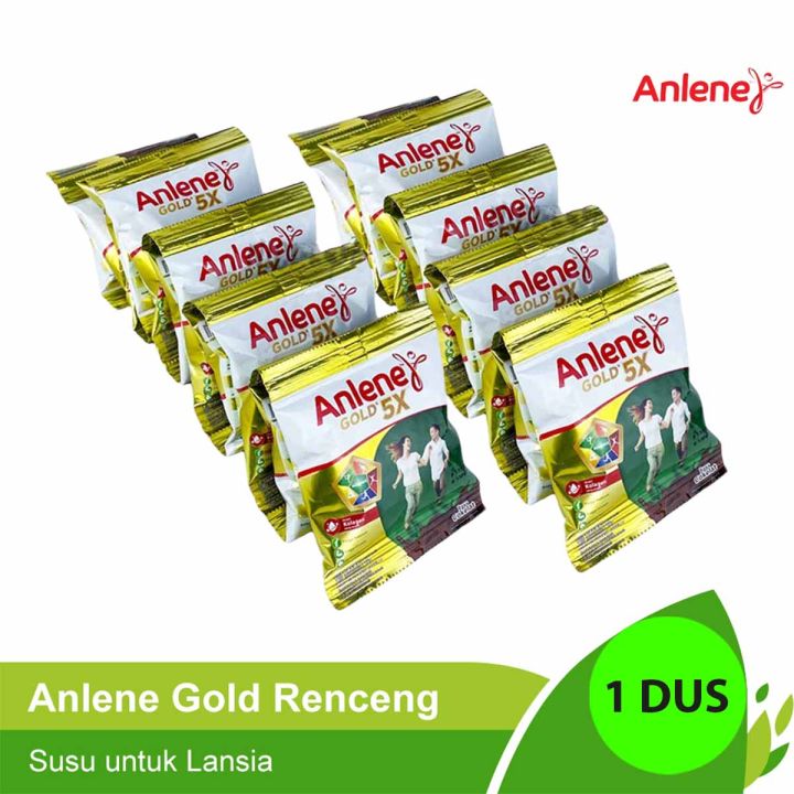 Susu Anlene Gold Vanila 1 Dus / Karton Minuman Susu Bubuk Vanilla Putih ...