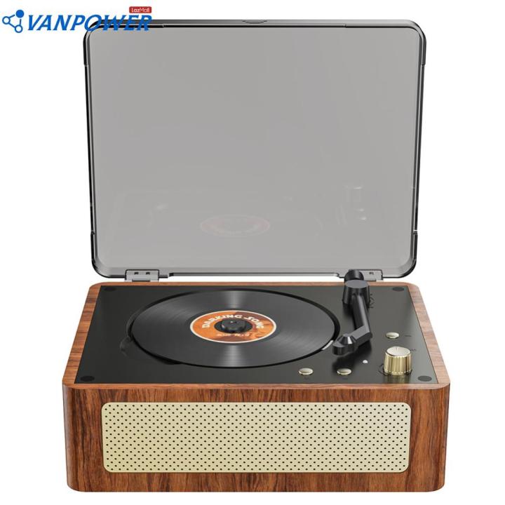 Vintage Style Portable CD Player Rechargeable Wireless Bluetooth Music ...
