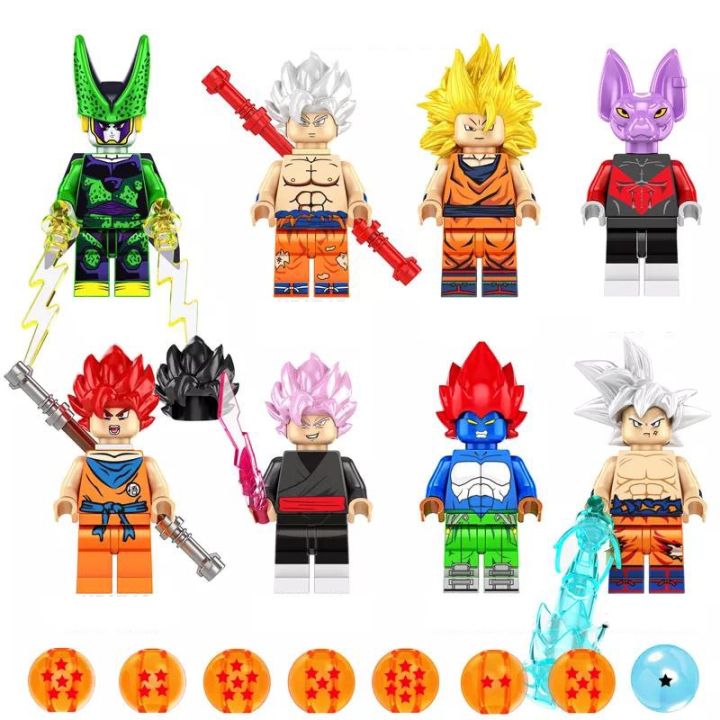 DBZ Japanese Anime Cartoon Mini Dragon Goku Black Cell Ball Mini ...