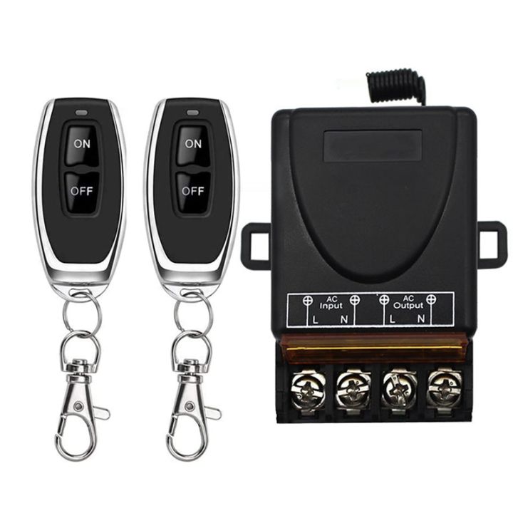 AC 220V 30A 1CH 433MHz Wireless Remote Control Switch RF Relay Receiver ...