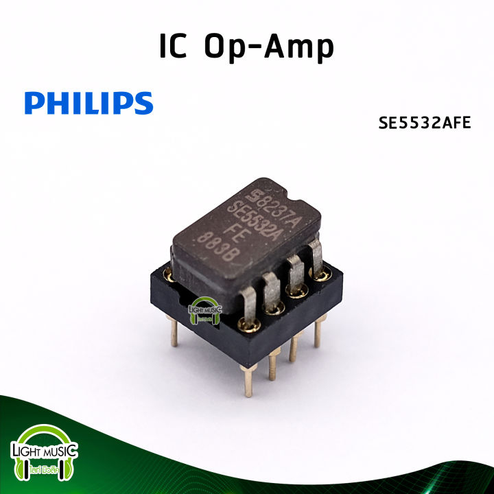 IC Op-Amp SE5532AFE/883B แท้ + Socket ผลิตที่ U.S.A. เป็น Dual ออปแอม ออปแอมป์ | Lazada.co.th