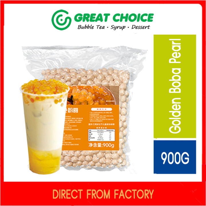 Golden Tapioca Pearl (900g) [HALAL] 黄金琥珀珍珠 - Milk Tea | Topping Boba | Dessert | Bubble Tea ...