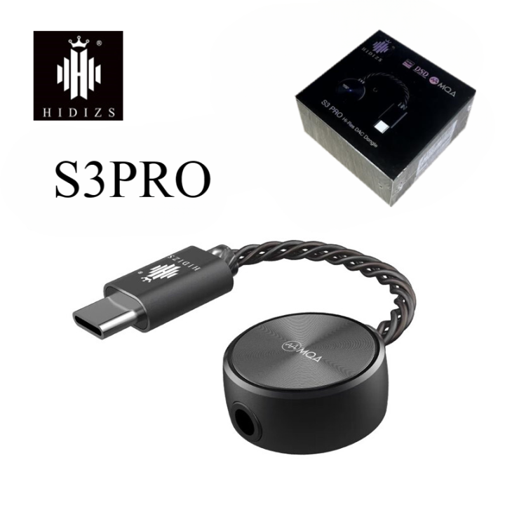 Hidizs S3PRO Ultra Portable Hi-Res Hifi USB C DAC Dongle Type-C To 3 ...
