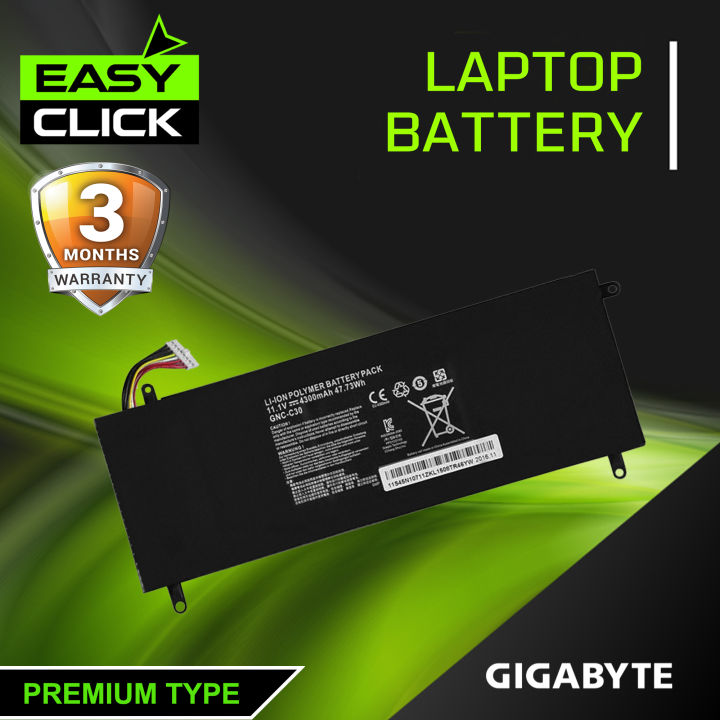Gigabyte GNC-C30 Laptop Battery Replacement Type | Lazada PH