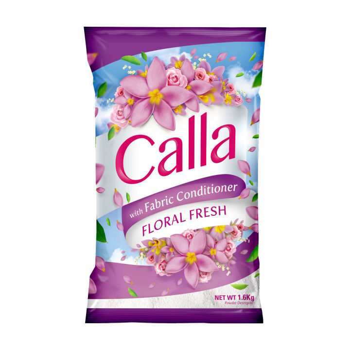Calla Laundry Powder Detergent with Fabric Conditioner Floral Fresh 1 ...