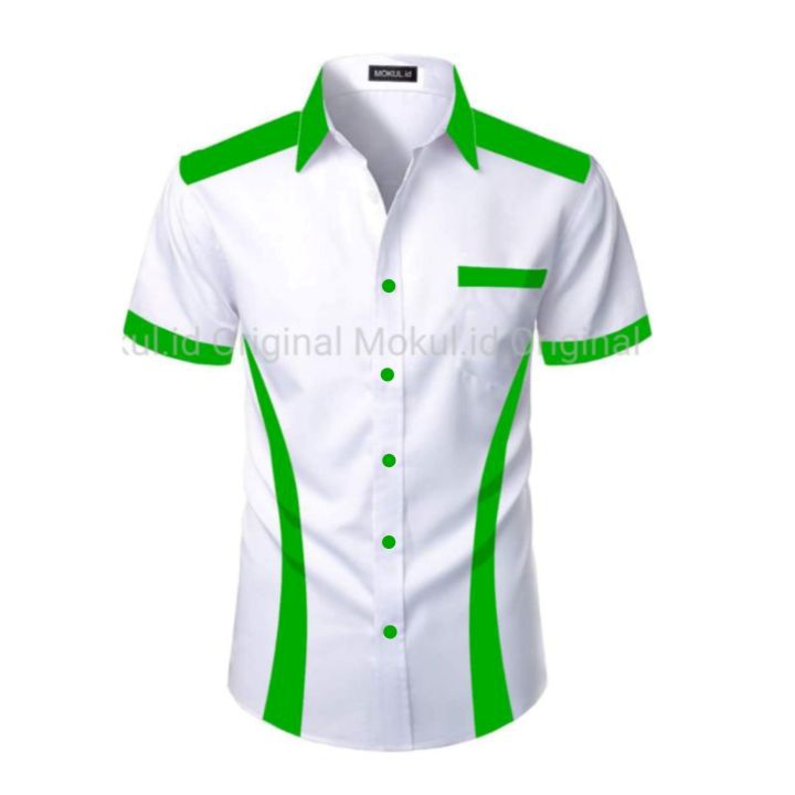 kemeja drill polos baju drell polos seragam kerja seragam ob seragam ...