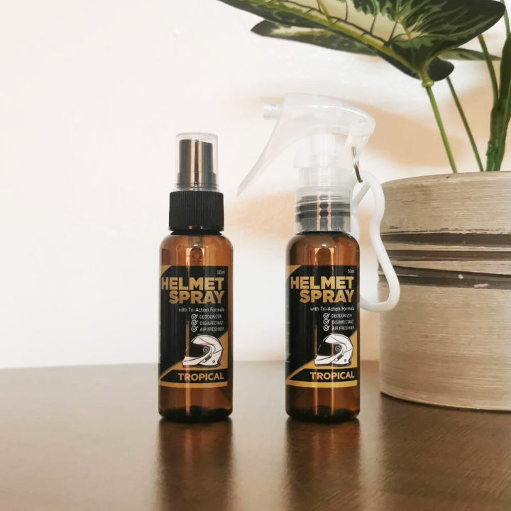 Perfumista Helmet Spray Tropical 50ml, (Tri-Action: Deodorizer ...