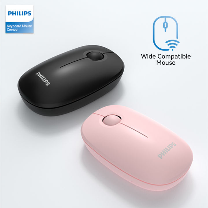 ACOME X Philips Mouse Wireless SPK7378 Silent Click Optical 1600 DPI ...