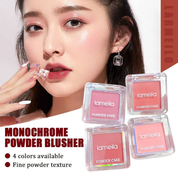 【READY STOCK】Lameila Blusher Monochrome Waterproof Soft Powder ...