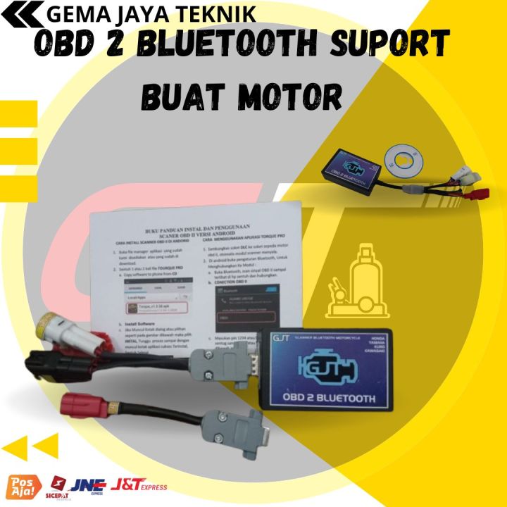 Scanner Motor Injeksi OBD 2 EURO 5 Versi Android dan Laptop | Lazada ...