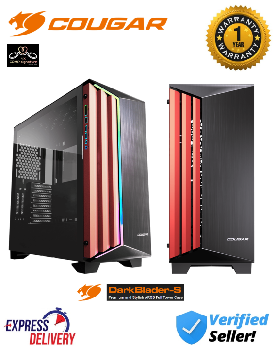 COUGAR DarkBlader-S Premium and Stylish RGB Full Tower Case | Lazada