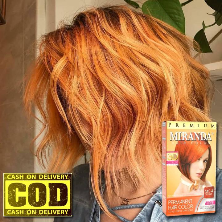 Miranda Premium Hair 100% BPOM MC - 4 orange - Cat Pewarna Rambut - Cat ...