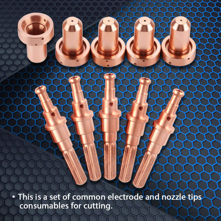 Plasma Electrode Tellurium Copper Plasma Torch Tip Sl60-100 Cutting for ...