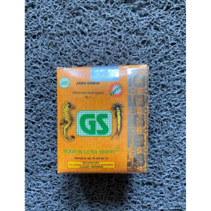 Jamu GS No1 Gemuk - Gemok Original | 1 Box Isi 24 Sachet @2 Kapsul ...