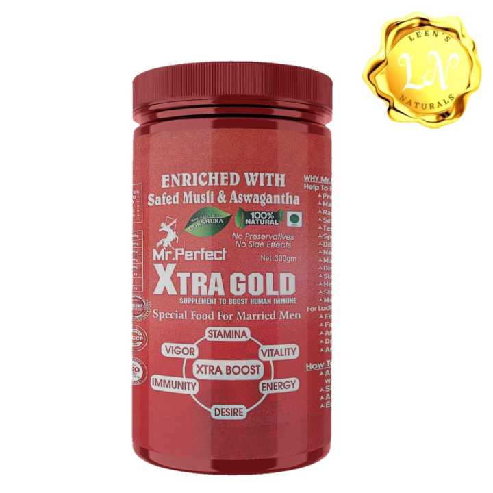 Mr. Perfect Xtra Gold, Natural Power For Men 300g WHO Certified | Lazada