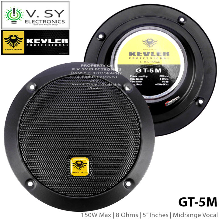 Original 2024 Kevler GT-5M 5 Inches 150W 8 Ohms Midrange Vocal Audio ... Original 2024 Kevler GT-5M 5 Inches 150W 8 Ohms Midrange Vocal Audio ...