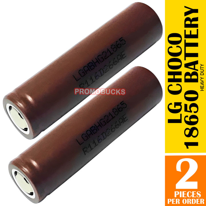COD 2PCS LG Choco 18650 3.7V (PROMO SALE) | Lazada PH