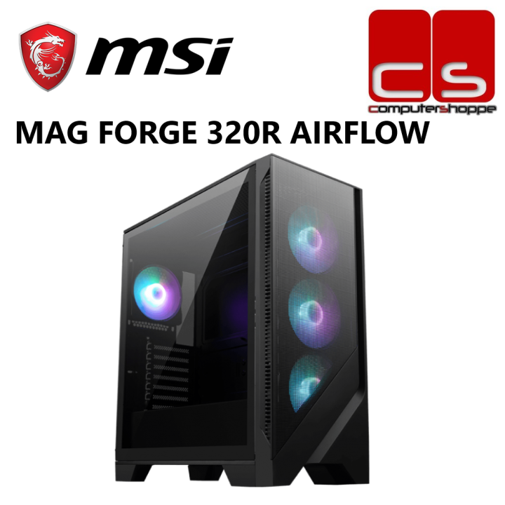 MSI MAG FORGE 320R AIRFLOW ATX Mid Tower PC Case | Lazada