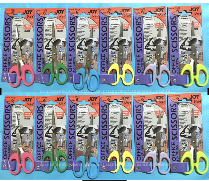 Joy Office Scissors | 6 7 8 inches | Alle Karle LZD | Lazada PH